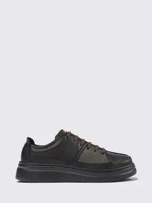 Camper Bi Twins Low-top Sneakers In Smooth And Suede Leather - Multicolor
