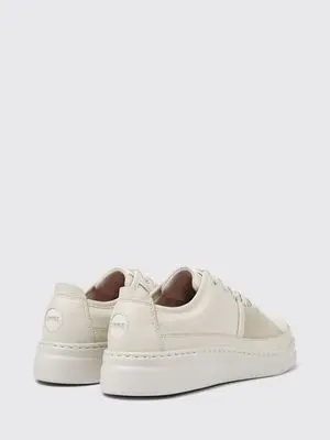 Camper Bi Twins Low-top Sneakers In Smooth And Suede Leather