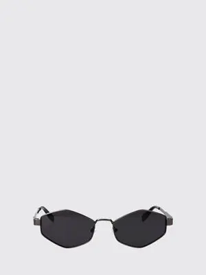 Karl Lagerfeld Irregular Shape Metal Sunglasses - Silver