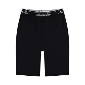Aimé Leon Dore Logo Biker Short 'jet - Black
