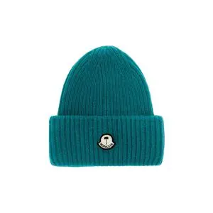 Moncler X Palm Angels Tricot Beanie Hat - Green