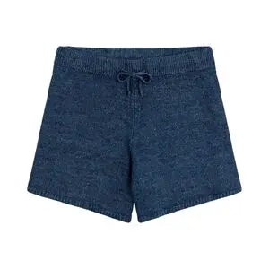 Aimé Leon Dore Linen Knit Drawstring Short 'indigo