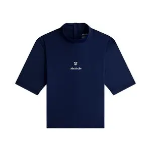 Aimé Leon Dore Short Sleeve Crest Rash Guard 'navy Blazer