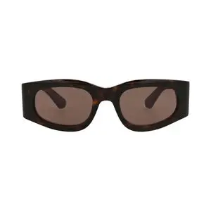 Gucci Square-frame Recycled Acetate Sunglasses 'havana/red - Brown