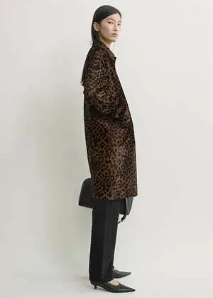 TOTEME Pony Hair Print Coat