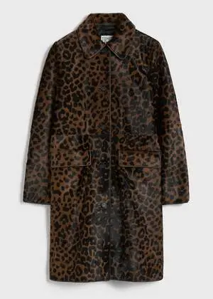 TOTEME Pony Hair Print Coat