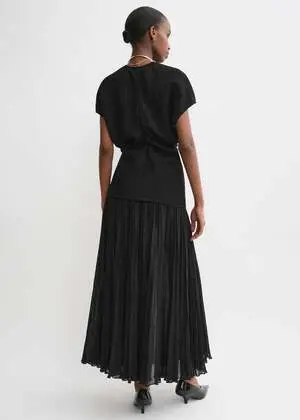 TOTEME Slouch Waist Crinkled Top