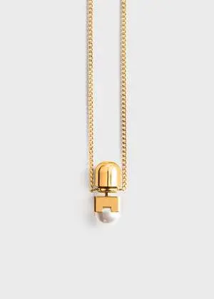 TOTEME Long Faux Pearl Necklace