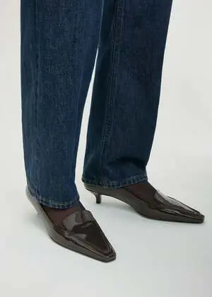 TOTEME Patent Loafer Pumps