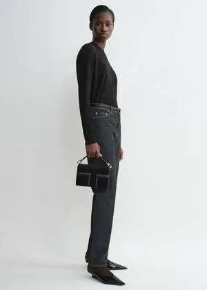 TOTEME Mini T-flap Pony Hair Bag
