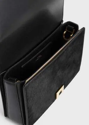 TOTEME Mini T-flap Pony Hair Bag