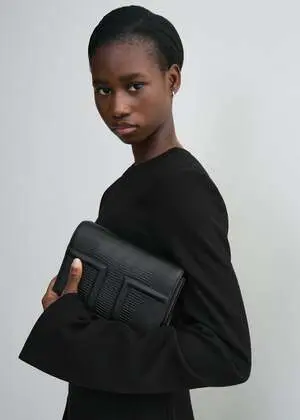 TOTEME Mini T-flap Lizard-embossed Bag