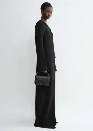 TOTEME Mini T-flap Lizard-embossed Bag