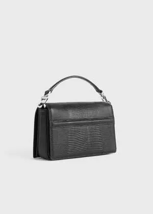 TOTEME Mini T-flap Lizard-embossed Bag