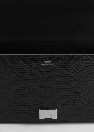 TOTEME Mini T-flap Lizard-embossed Bag