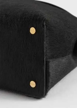 TOTEME T-lock Pony Hair Top Handle