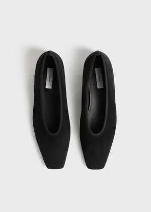 TOTEME Minimalist Suede Ballerinas