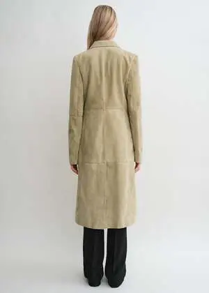 TOTEME Cinched Suede Coat