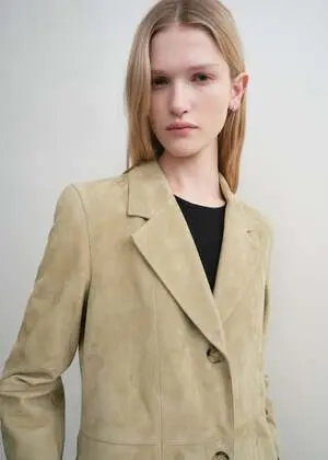 TOTEME Cinched Suede Coat