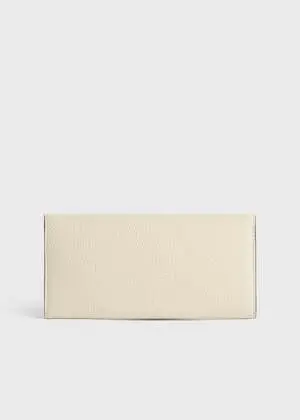 TOTEME T-lock Grained-leather Wallet