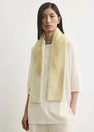 TOTEME Shearling Tuxedo Scarf