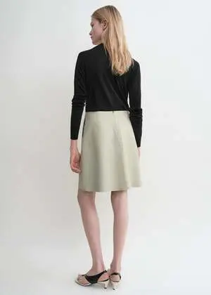 TOTEME Leather Skirt