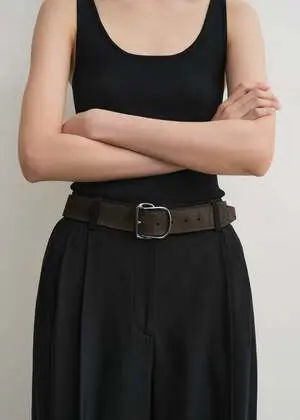 TOTEME Swirl Suede Belt