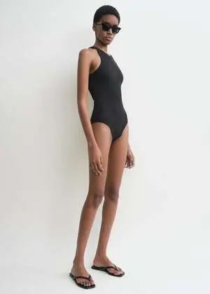 TOTEME Curved Rib Swimsuit