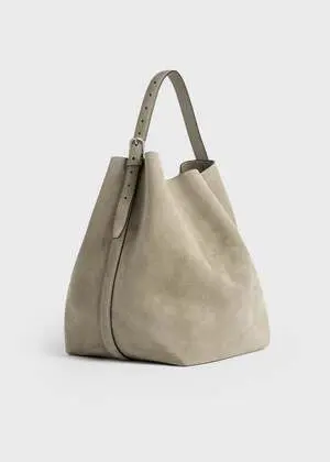 TOTEME Belted Suede Tote
