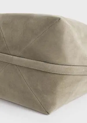 TOTEME Belted Suede Tote