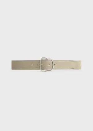 TOTEME Swirl Suede Belt - Desert