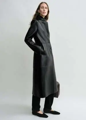 TOTEME Slim Leather Coat