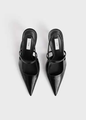 TOTEME Naplack Stiletto Slingbacks