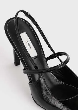 TOTEME Naplack Stiletto Slingbacks