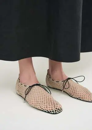TOTEME Crochet Ballerinas