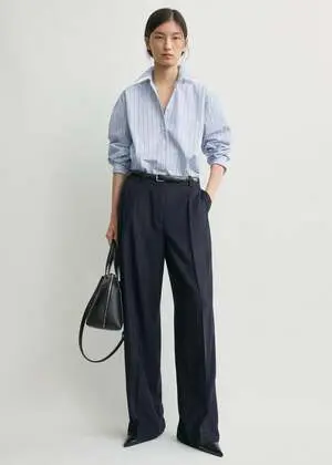 TOTEME Wide Flannel Trousers