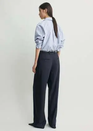 TOTEME Wide Flannel Trousers