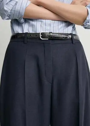 TOTEME Wide Flannel Trousers