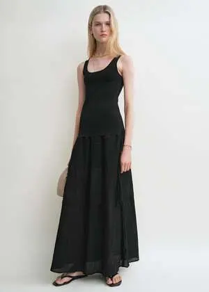 TOTEME Drawstring Skirt - Black