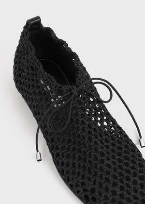 TOTEME Crochet Ballerinas