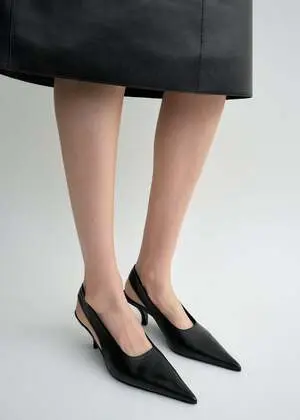 TOTEME Classic Leather Slingbacks
