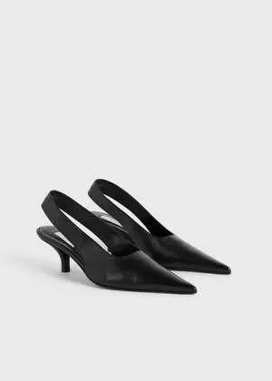 TOTEME Classic Leather Slingbacks
