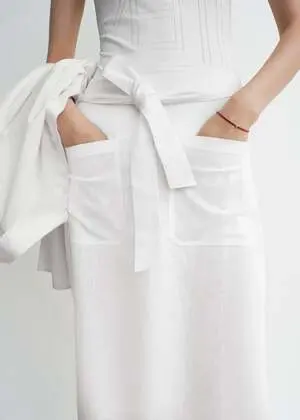 TOTEME Tie-waist Skirt