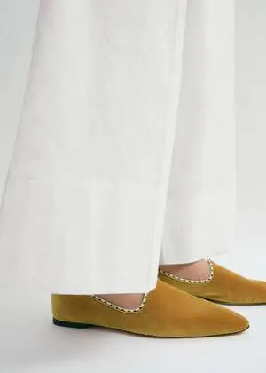 TOTEME Velvet Venetian Slippers