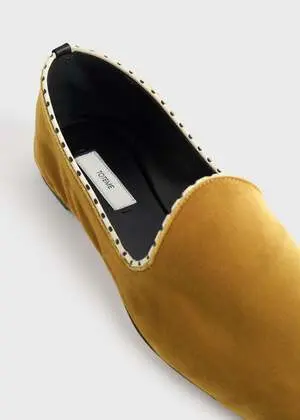 TOTEME Velvet Venetian Slippers