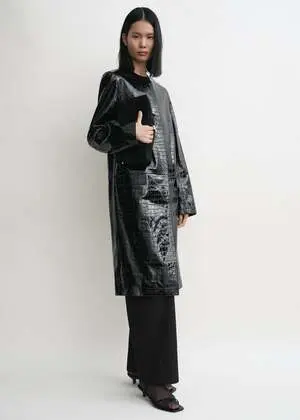 TOTEME Belted Suede Clutch