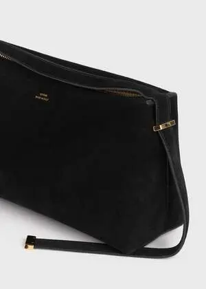 TOTEME Belted Suede Clutch