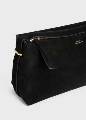 TOTEME Belted Suede Clutch