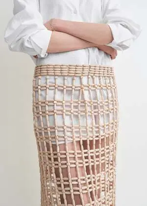 TOTEME Beaded Skirt