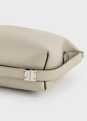 TOTEME Bevel Leather Wristlet